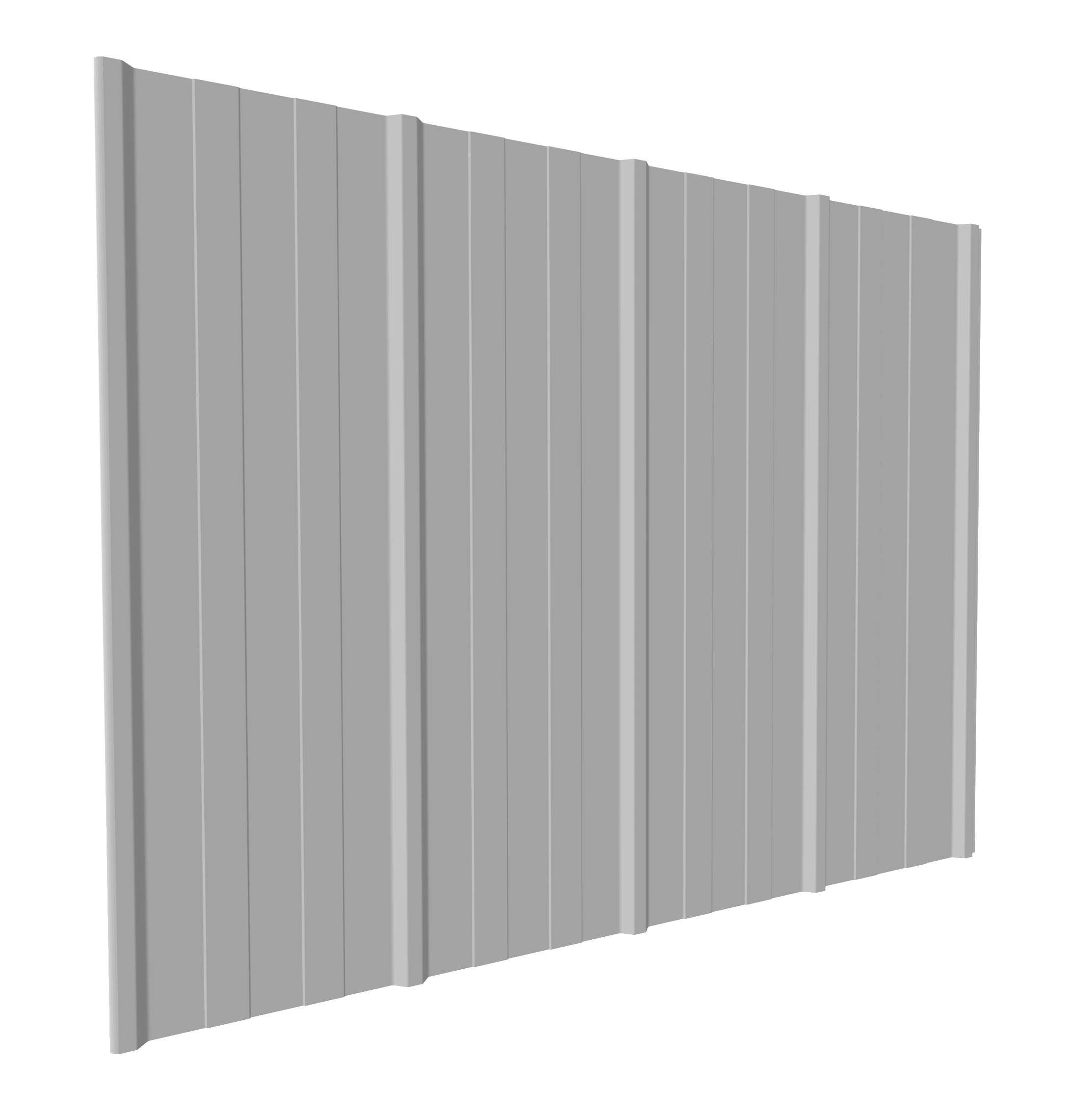 Dinky Di Sheds » Low Profile Wall Sheeting